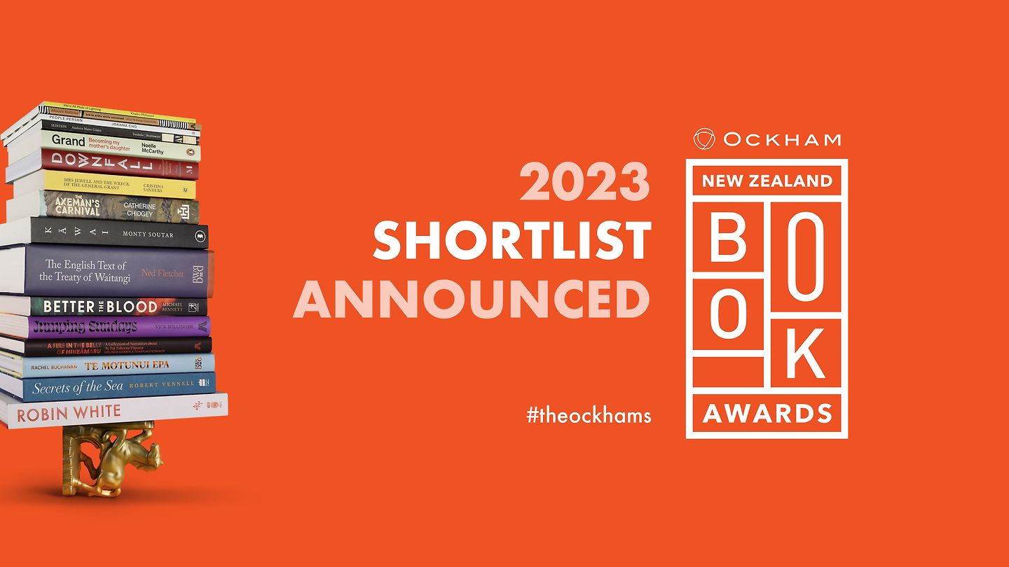 Ockham - Shortlist for 2023 Ockham New Zealand Book Awards Unfurled